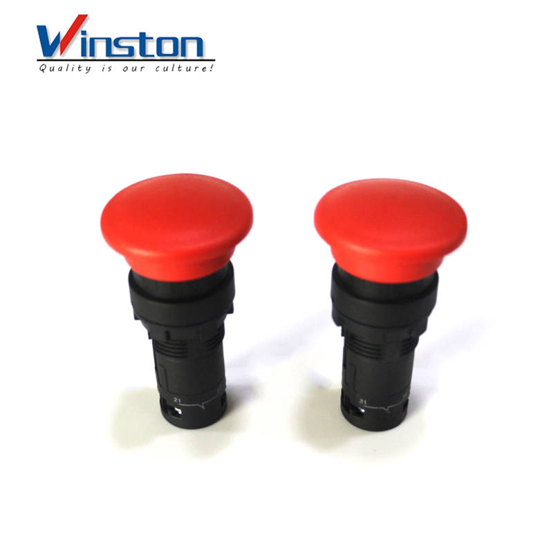 Industrial Stop Button Uxcell Mushroom Push Button Switch - Red ...