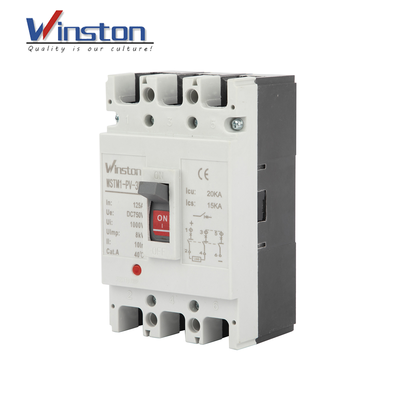 WSTM1-PV-1P Solar Molded Case Circuit Breakers - Yueqing Winston ...